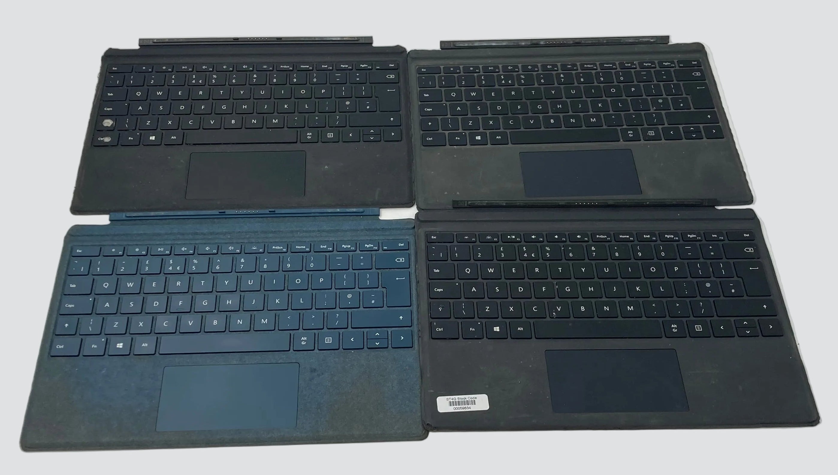 Microsoft Surface Keyboard Model 1725 -Batch of 4- Various Colours